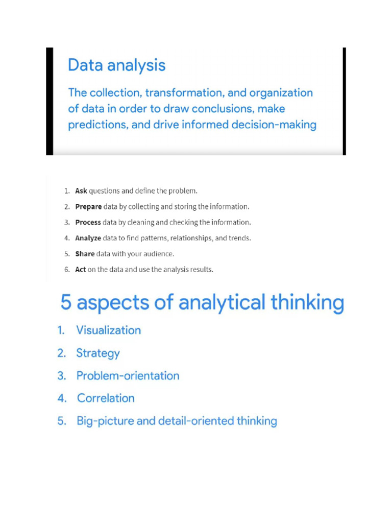 Data AnALYST DOCS. | PDF