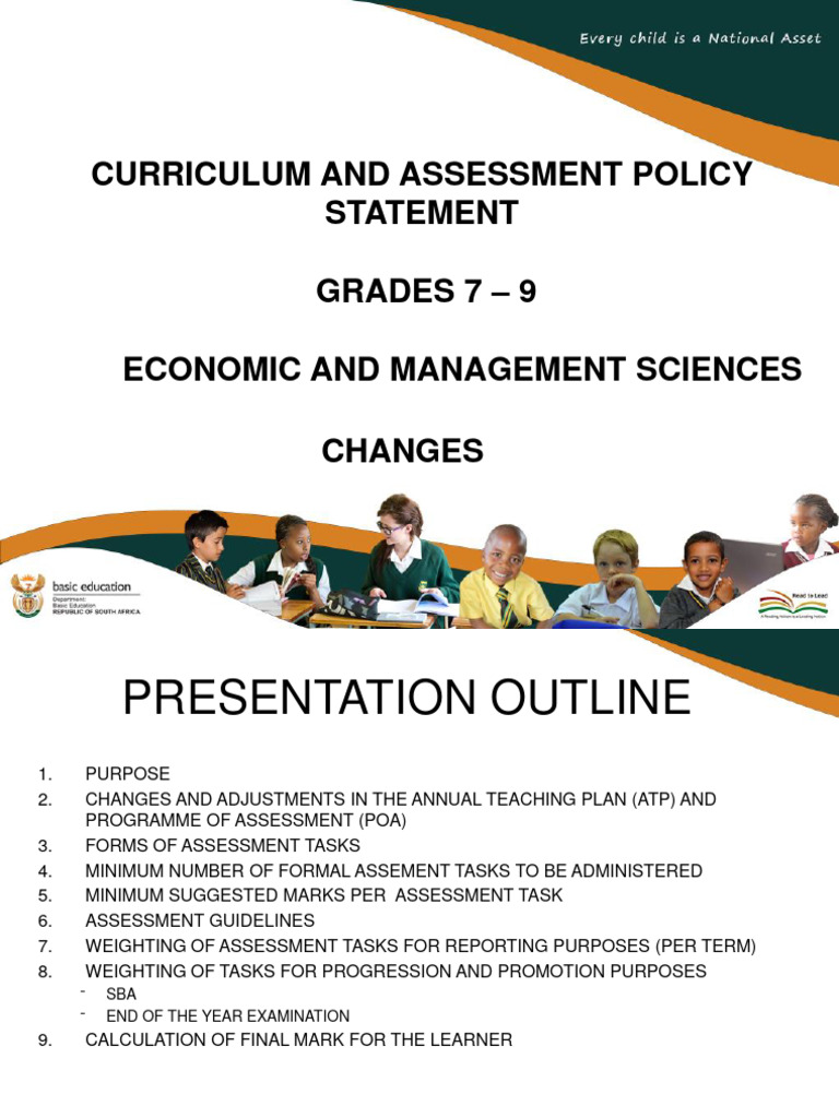 20 GR 7 9 EMS CAPS Changes | PDF | Economies | Rubric (Academic)