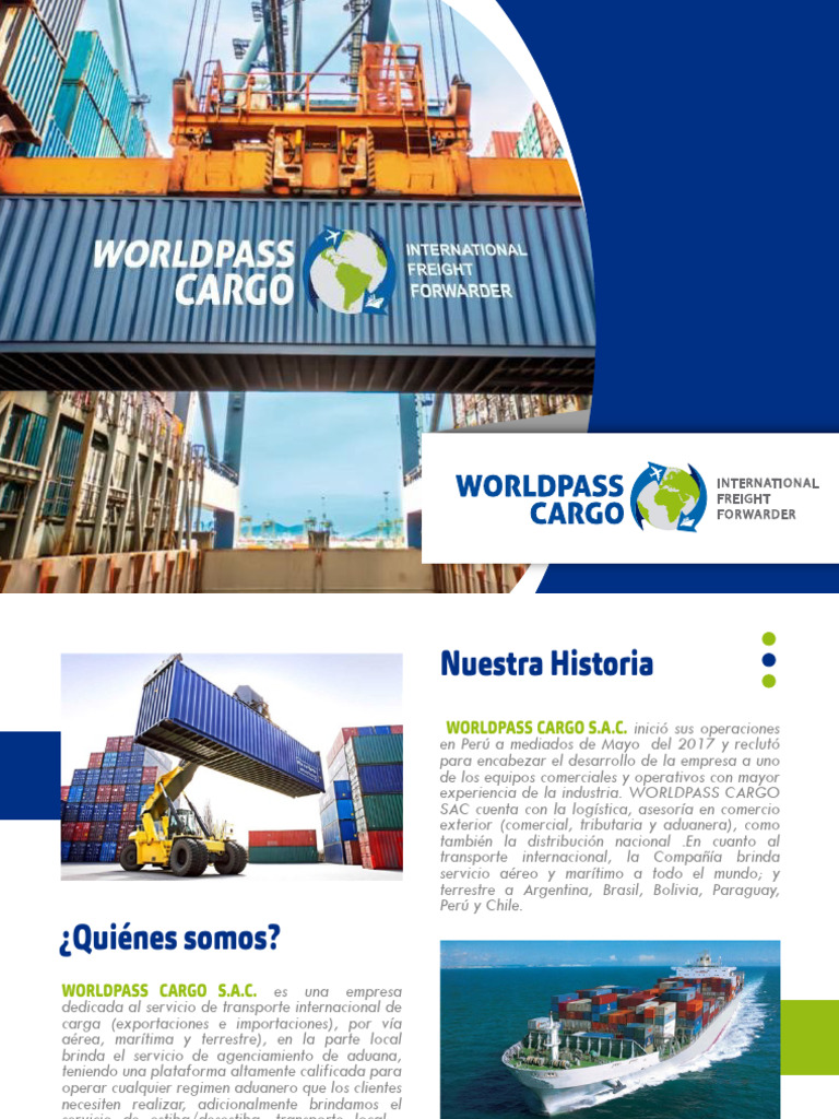 Brochure Worldpass | PDF | aduana | Logística
