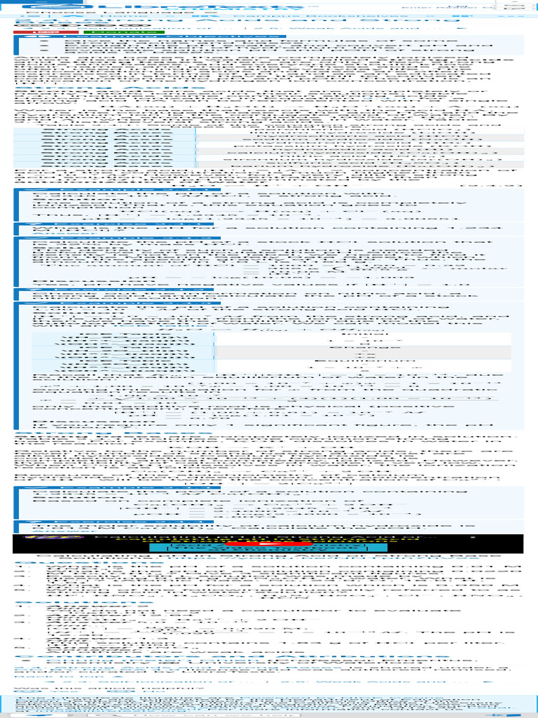 2.4 Strong Acids and Strong Bases - Chemistry LibreTexts | PDF | Acid ...