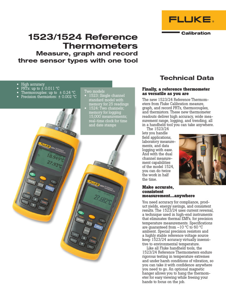 FLUKE | PDF | Thermocouple | Thermometer