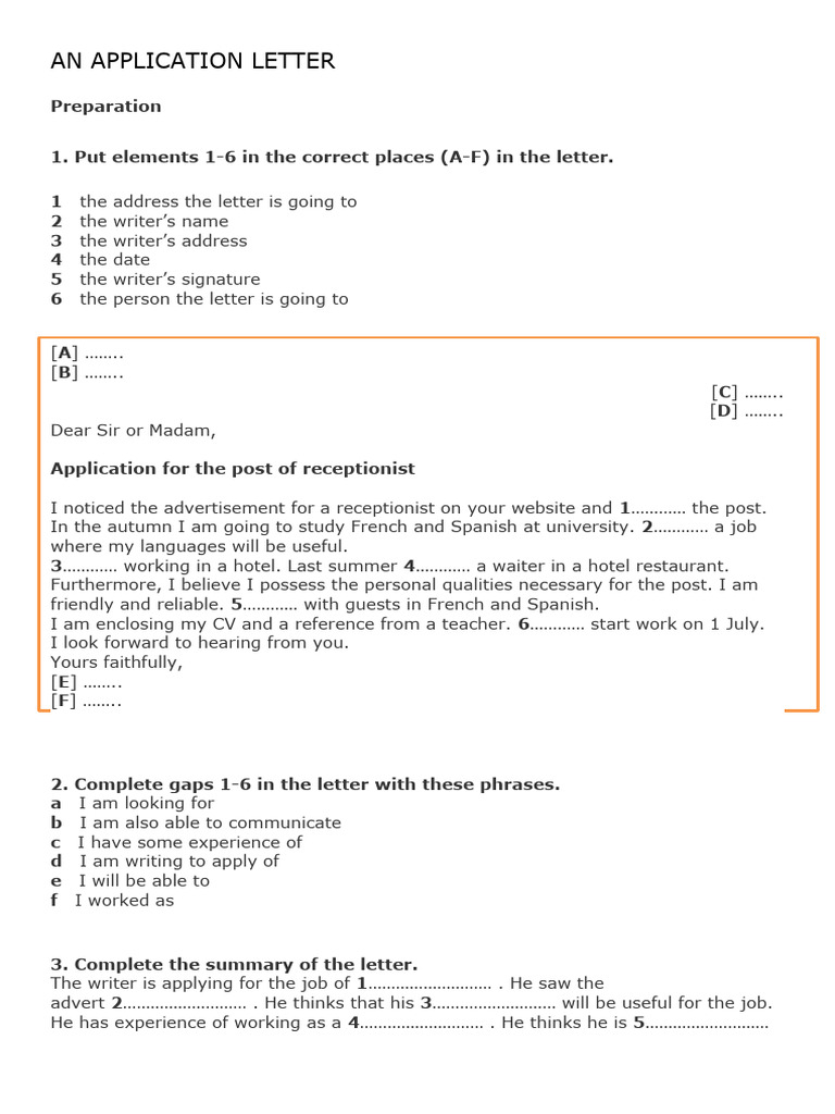 A JPB Application Letter - With GUIDE | PDF | Communication | Human ...