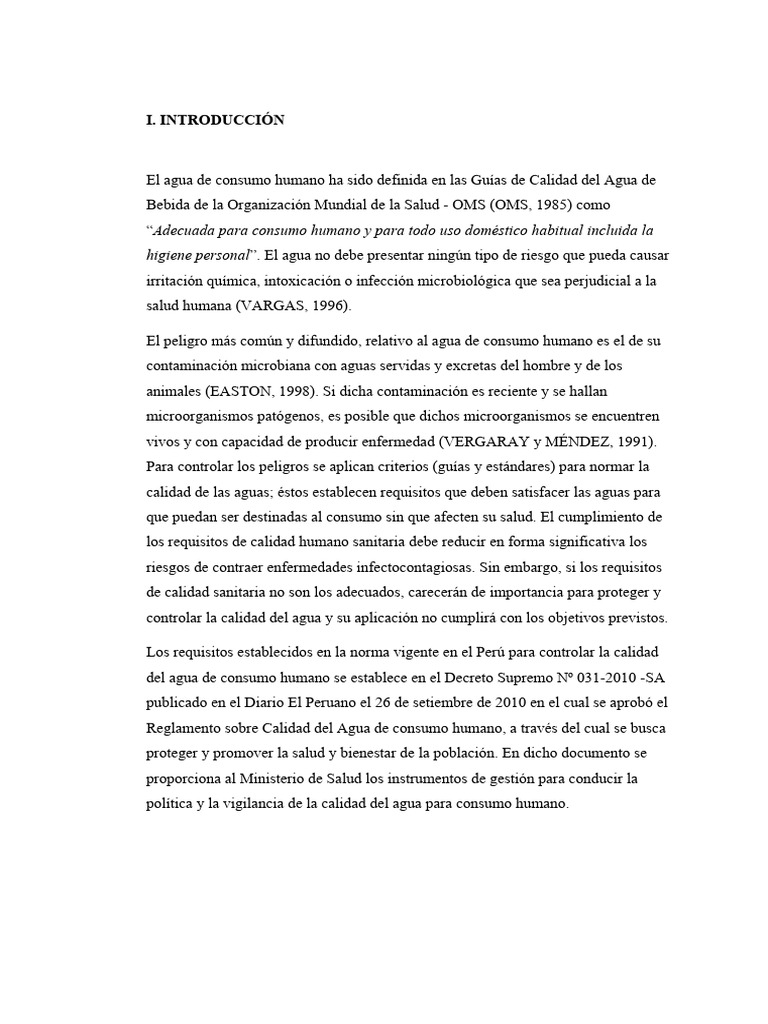 Avanze Ok | PDF | Agua | Escherichia coli