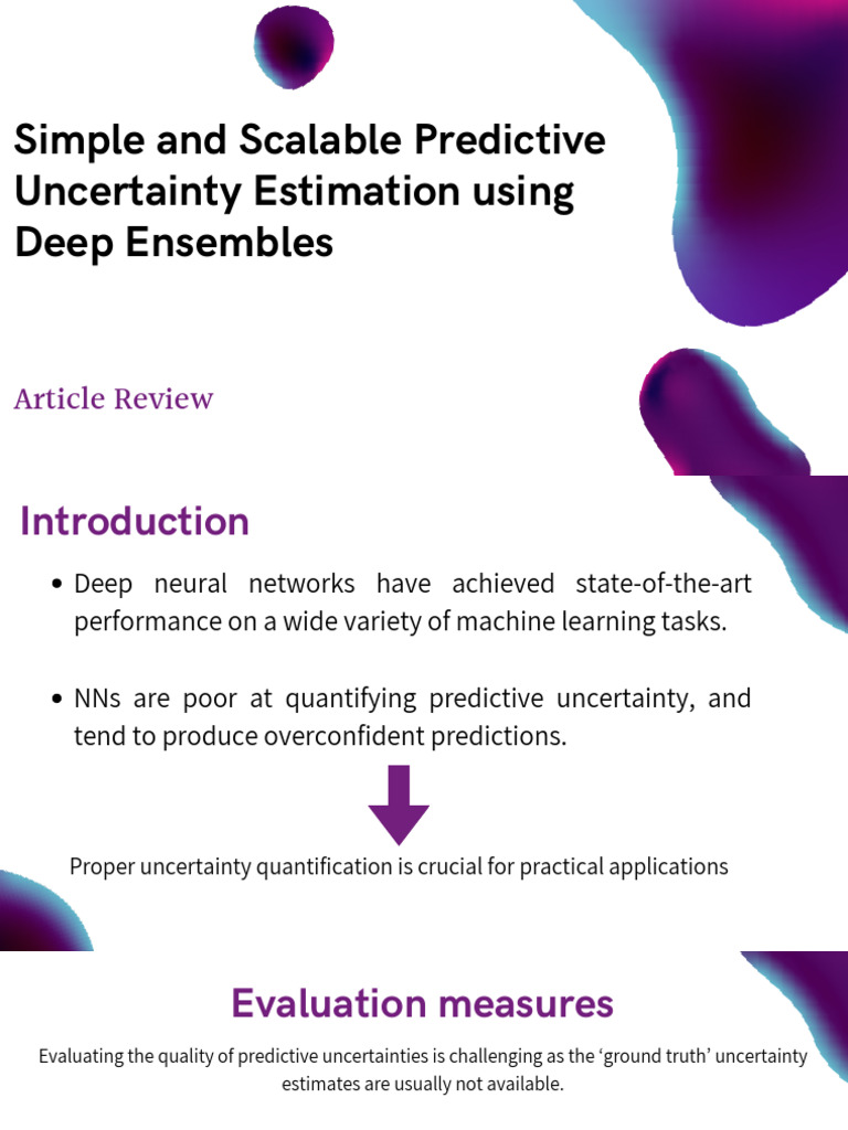 Final Presentation | PDF | Bayesian Inference | Uncertainty