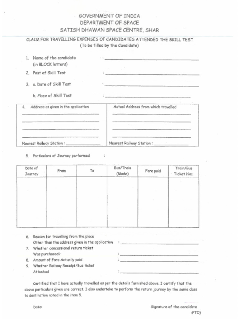 Ta Form | PDF