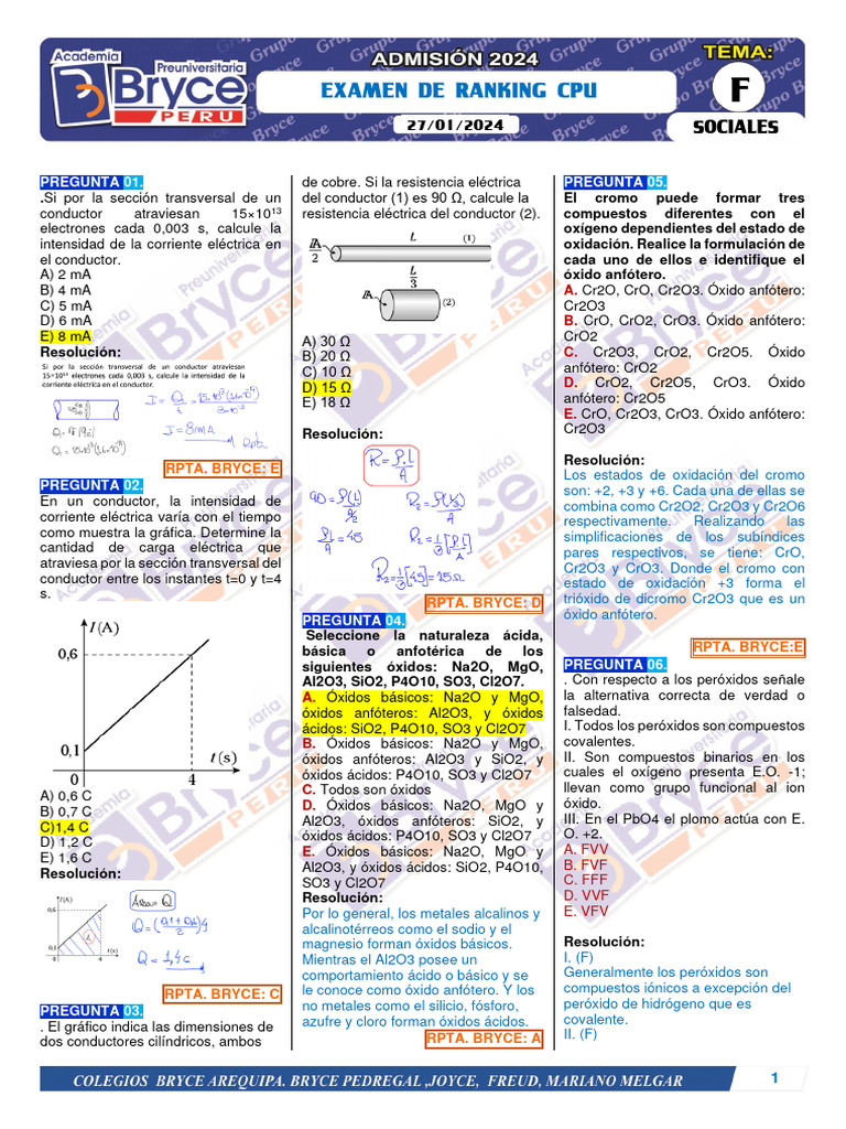 014.solucionario Sociales Cpu Tema F | PDF | Óxido | Igualdad de género