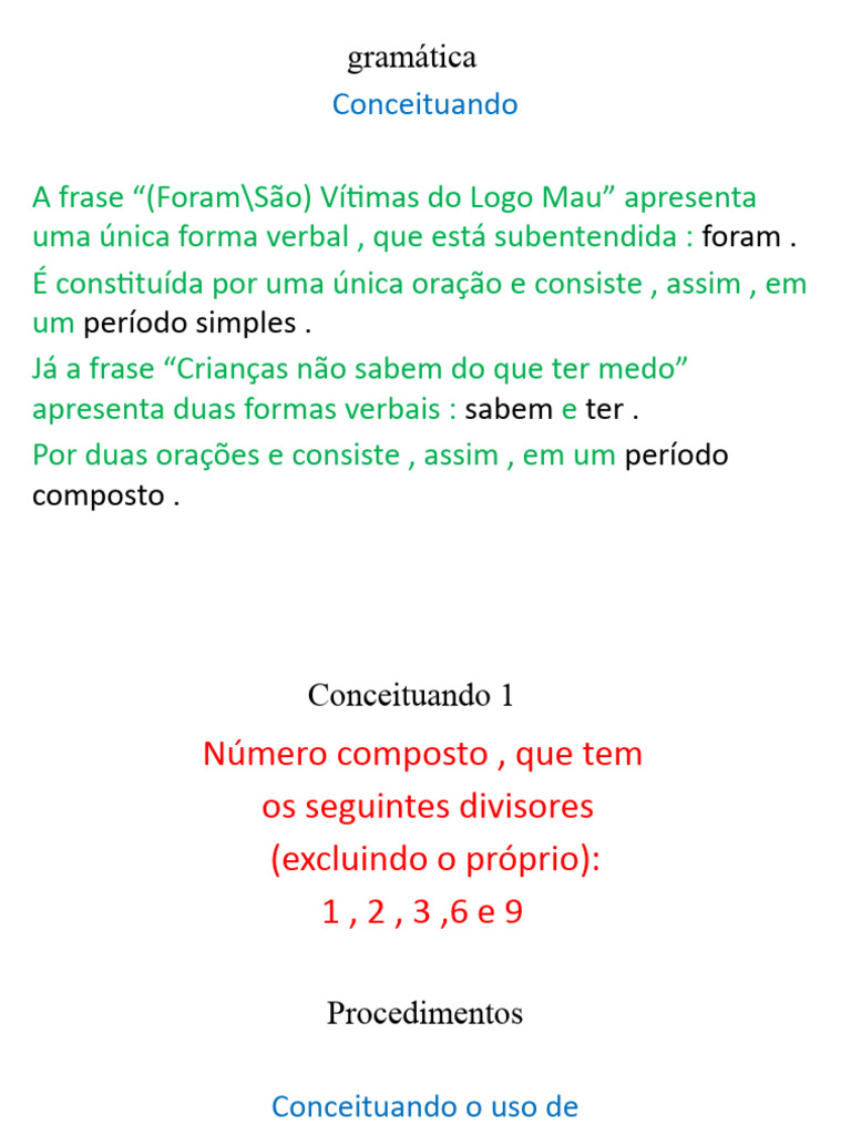 Escola Nova - Por So Gramatica | PDF | Tipo de dados | Gramática