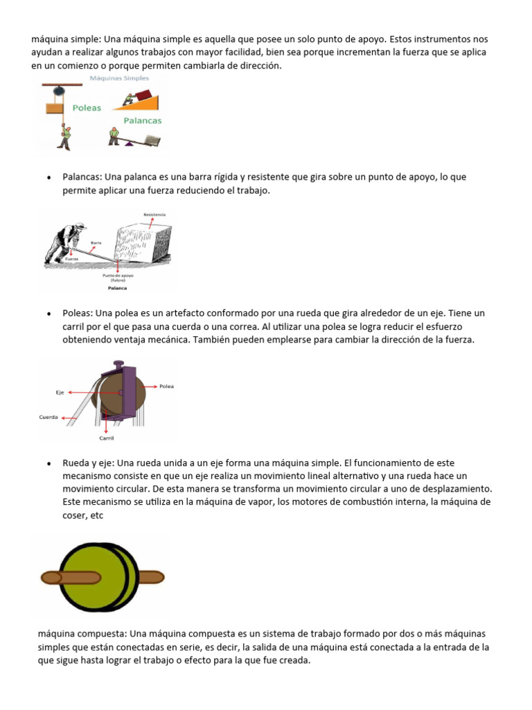 Máquina Simple | PDF | Máquinas | Tallo de la planta