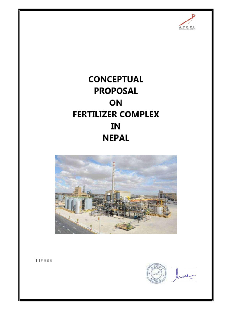Fertilizer Plant Proposal for Nepal | PDF | Urea | Ammonia
