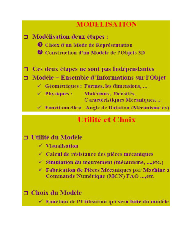 C1 Modélisation Geom | PDF