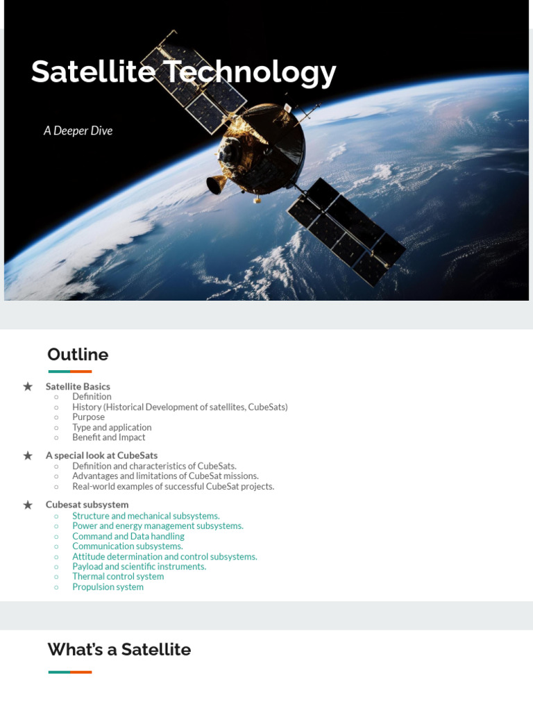 Satellite Technology | PDF | Satellite | Spaceflight