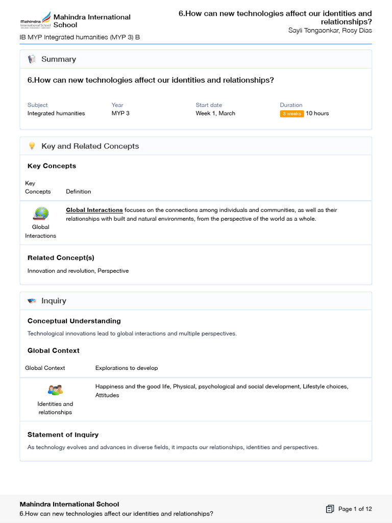 6.how Can New Technologies Affect Our Identities and Relationships ...