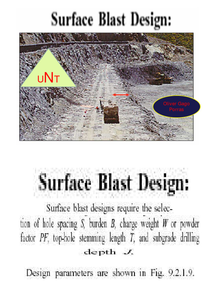 Surface Blast Design 2023 Aula Virtual Unt | PDF