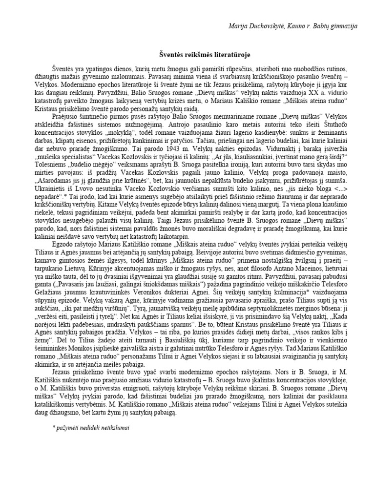 Sventes Reiksmes | PDF