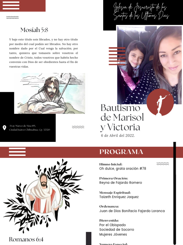 Bautismo de Victoria y Marisol | PDF