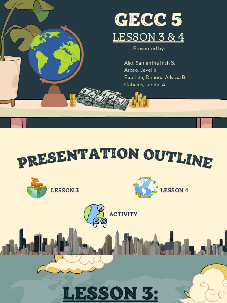 The Contemporary World Reporting - Lesson 3-4 | Download Free PDF | Globalization | Economies