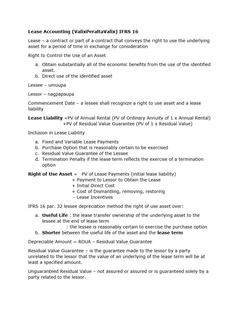 Lease Accounting | PDF | Lease | Economies