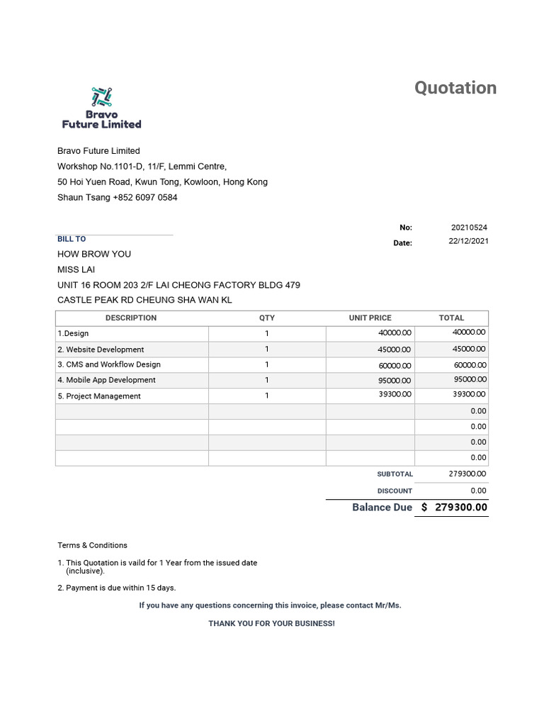 Selected - Bravo Future Quotatioin - How Brow You | PDF | Computing ...
