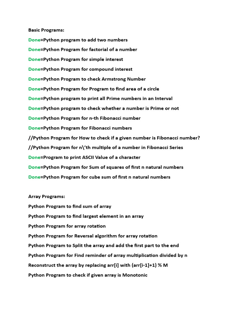 Basic Programs | PDF | String (Computer Science) | Prime Number