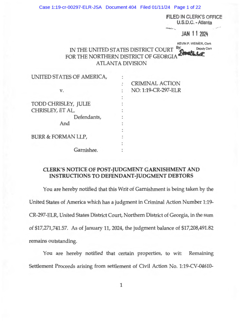 Federal Government Tells Todd, Julie Chrisley It Wants Their Nearly $1M ...