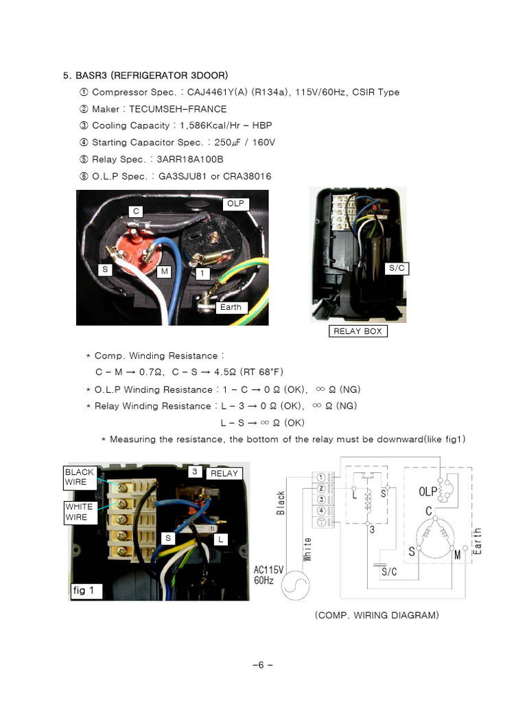 CAJ4461Y Wiring Diagram | PDF