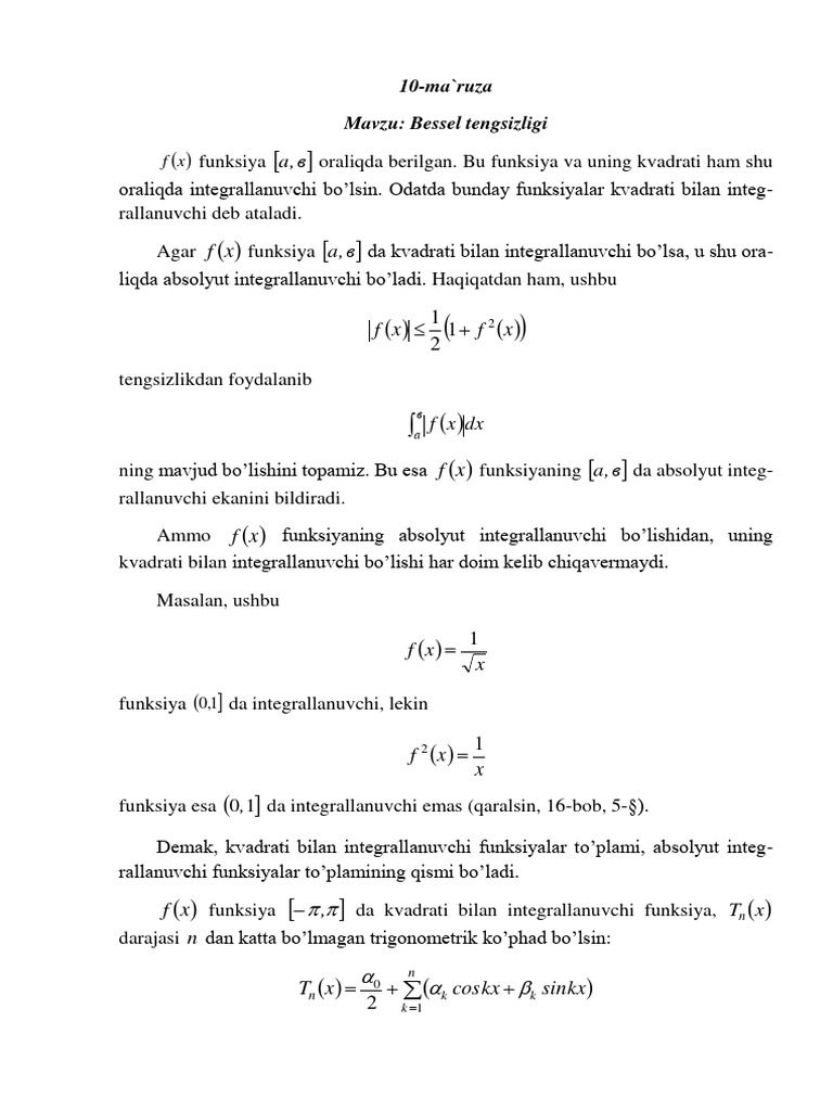 10 маъруза | PDF