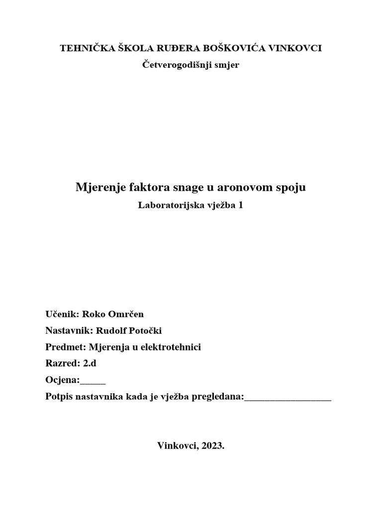 Vjezba 11 | PDF