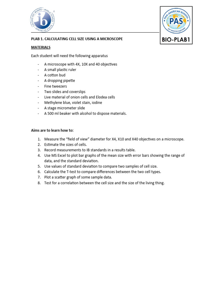 Plab 1 Lab Guide | PDF | Standard Error | Student's T Test