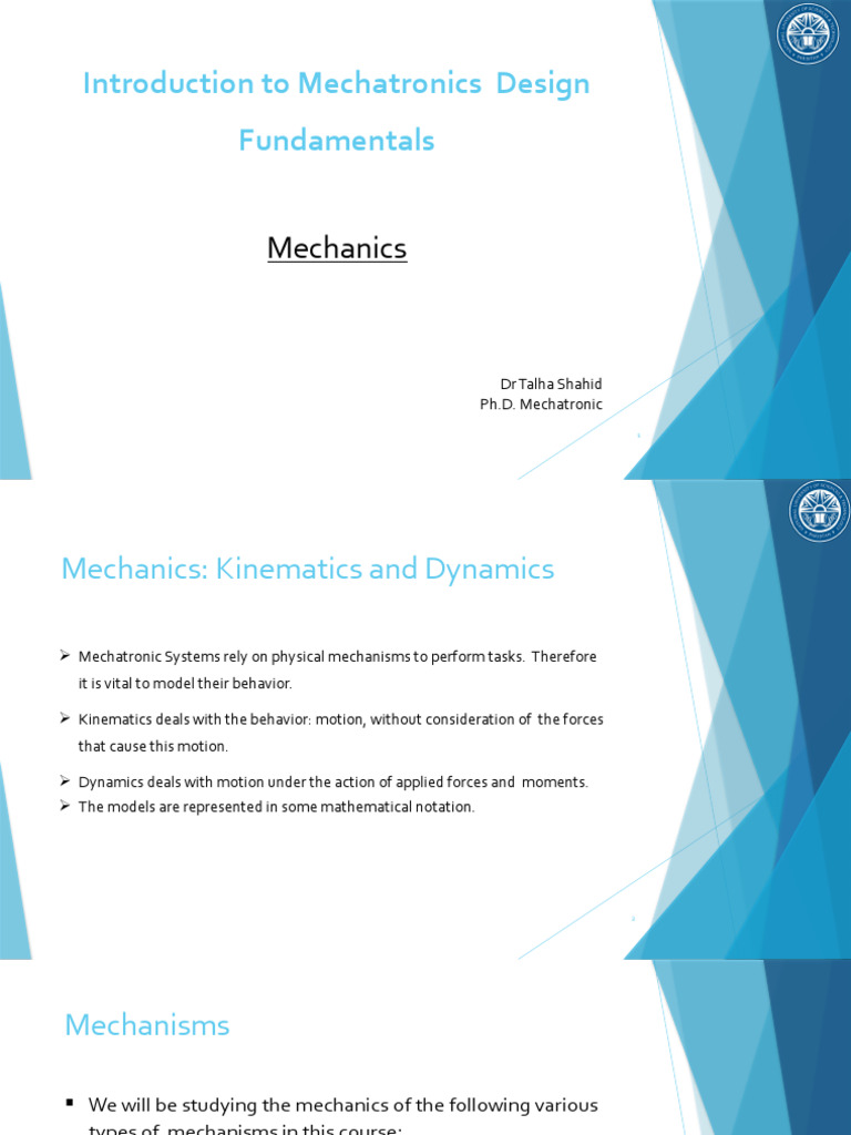 Lecture 2 Mechanics | PDF | Kinematics | Space