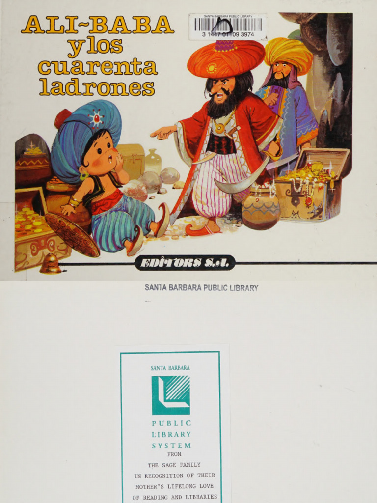 Ali-Baba y Los Cuarenta Ladrones | PDF | Cuentos de hadas