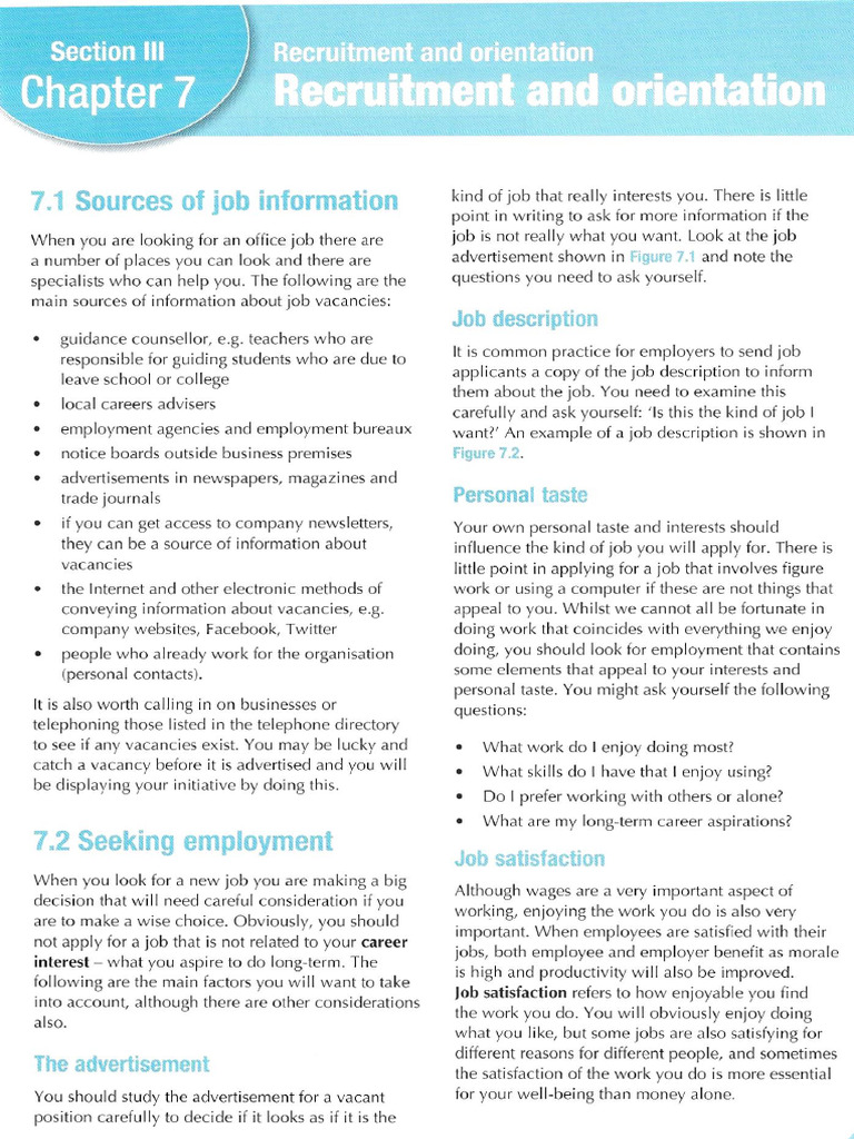 Office Administration For CSEC DR Alan Whitcomb - Chapter - 7 | PDF