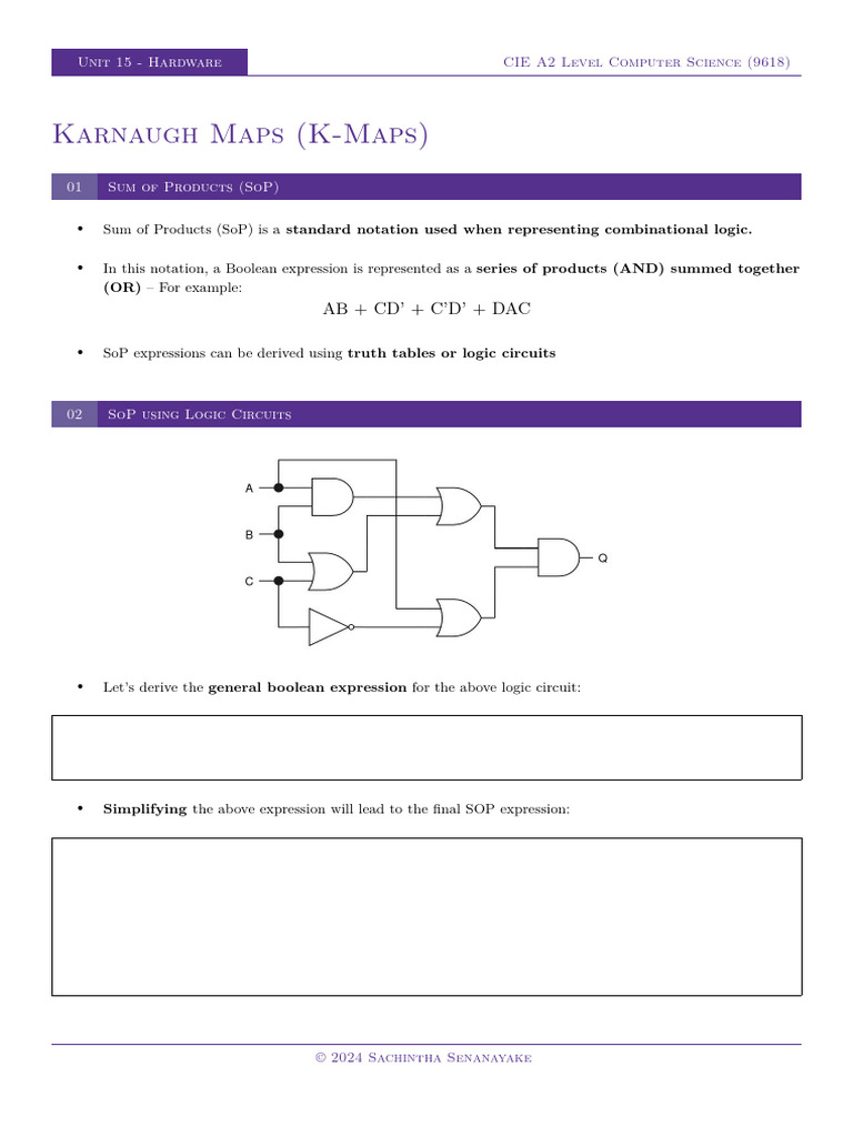 Simplifying Logic with K-Maps | PDF | Theoretical Computer Science | Computer Programming
