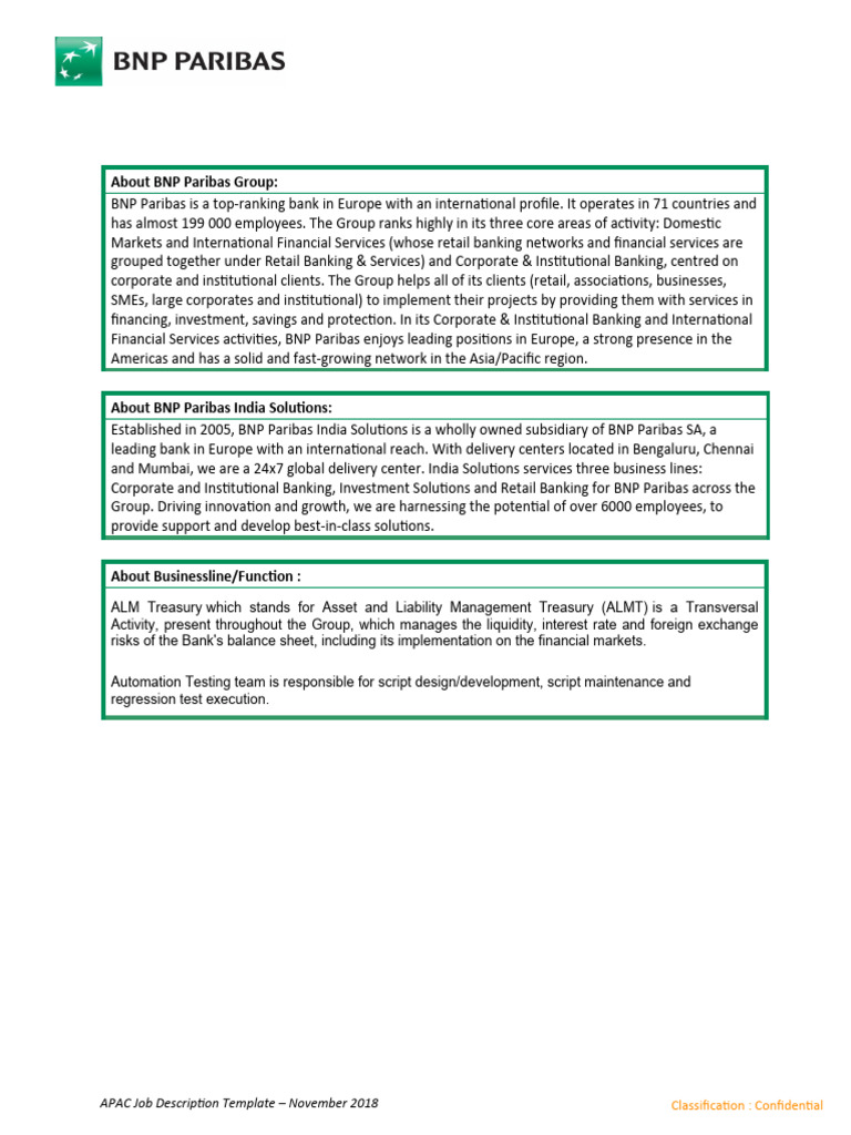 Jd Uft Automation Test Engineer Pdf Banks Business