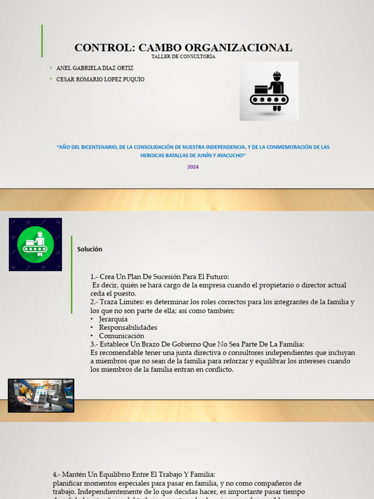 Control de Cambio Organizacional | PDF