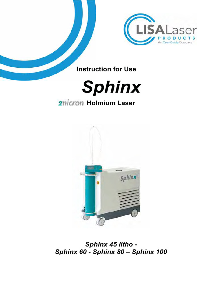 Gebrauchsanweisung Sphinx 100 | PDF