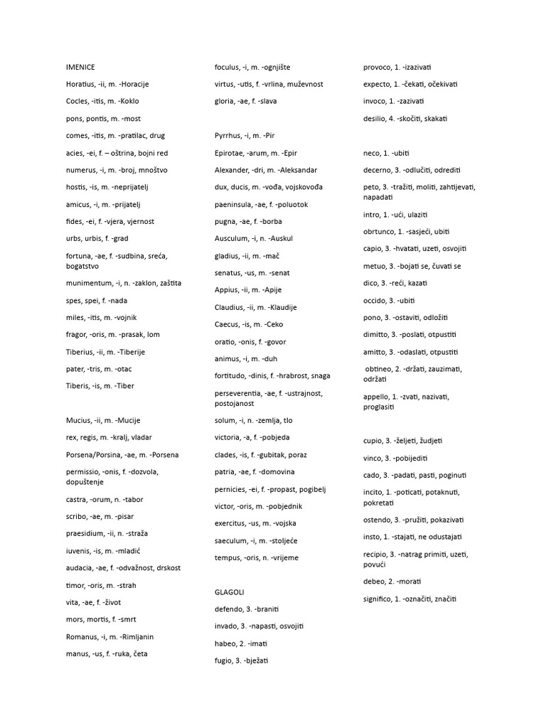 Latinski | PDF