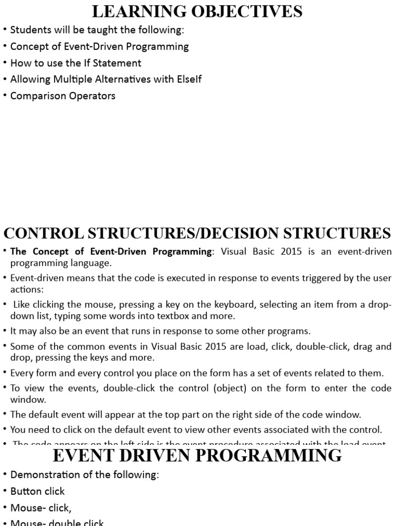 Week 5 Control Structures I Pdf Double Click Computer Science 2523