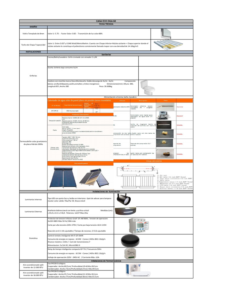 Fichas Tecnica | PDF
