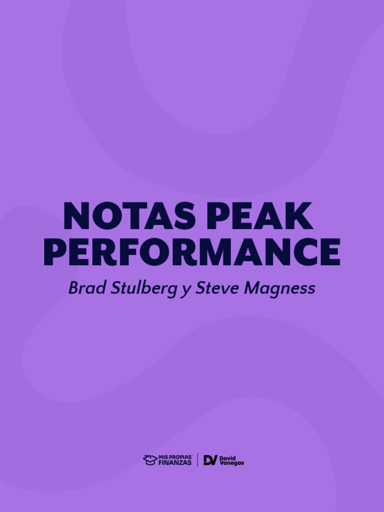 Notas sobre Peak Performance | PDF | Mente | Estrés (biología)