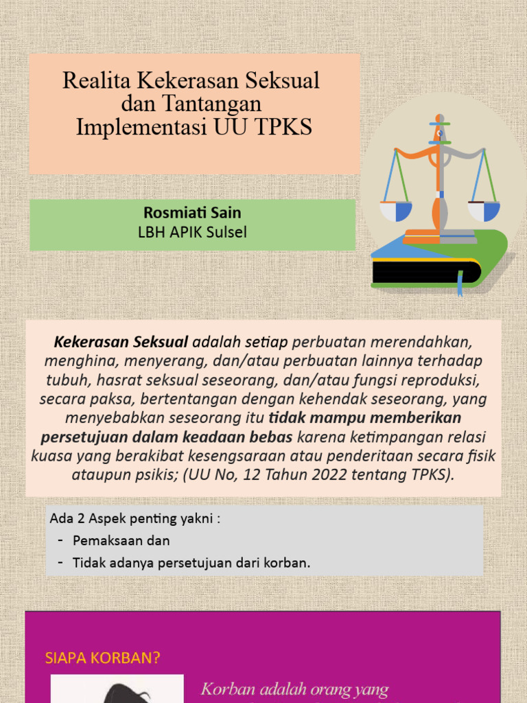 Fakta Kekerasan Seksual Dan Implementasi UU TPKS | PDF