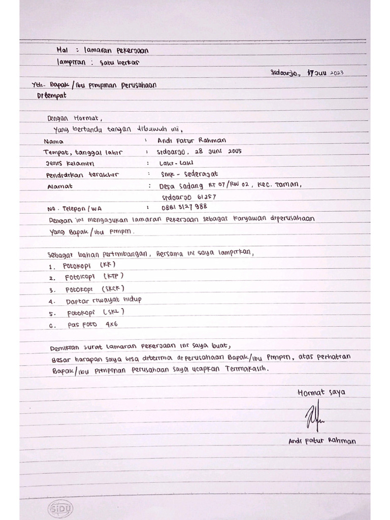 Cv. Krezz Wafa Freid Chiken | PDF