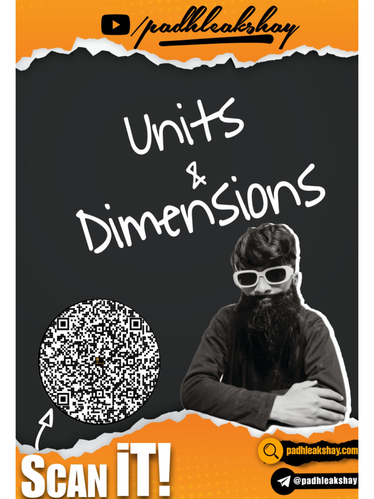 Units and Dimensions | PDF