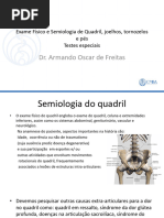 Teste FABER: Diagnóstico de Dor no Quadril | PDF | Dor | Joelho
