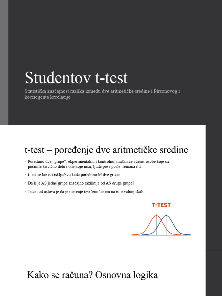 T Test | PDF