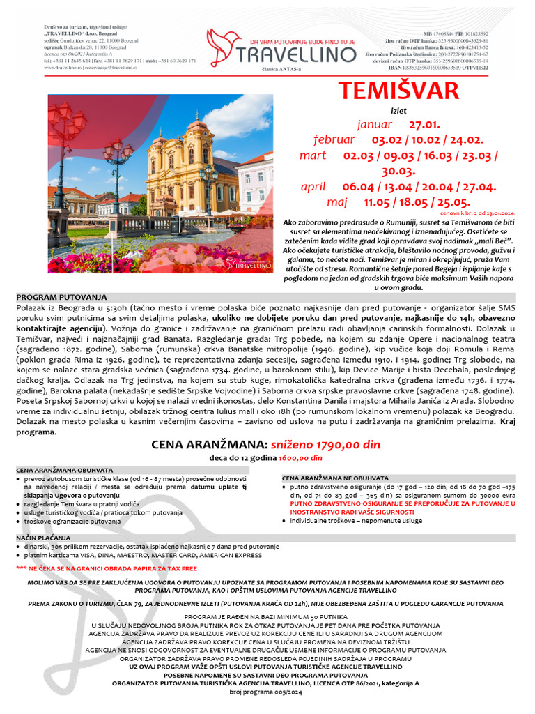 Temisvar Izlet 005 2024 Cen2 | PDF