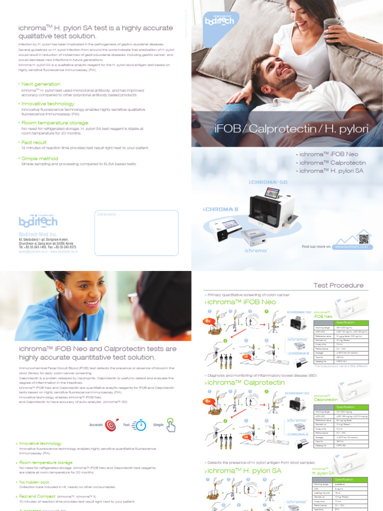 Calprotectina, H.pylori y Ifob-Neo | PDF | Immunoassay | Biochemistry