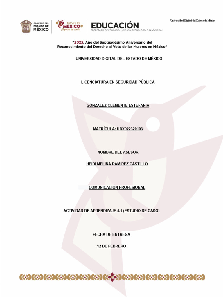 Cartula Institucional | PDF | Comunicación | México