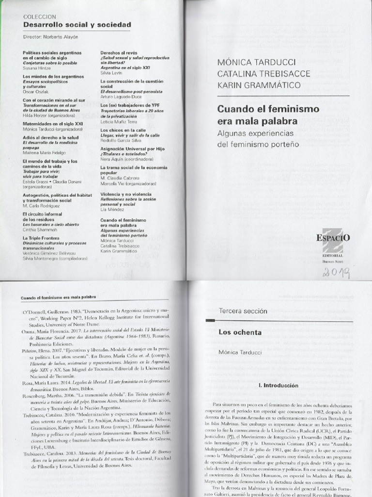 Tarducci Et Al. Cuando El Feminismo | PDF