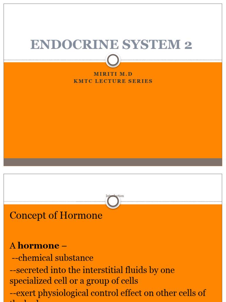 Endocrine System 2 | PDF | Hormone | Endocrine System