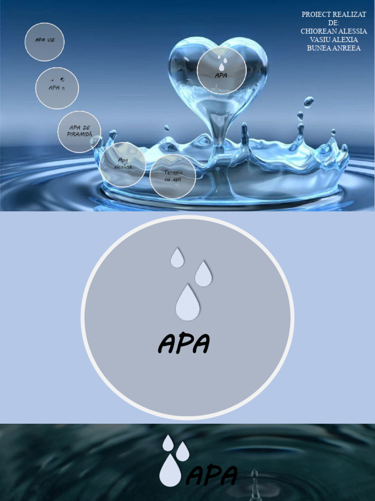 Proiect Apă Fizică | PDF